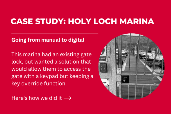 Case study: Digital lock for marina gates | Signet Locks