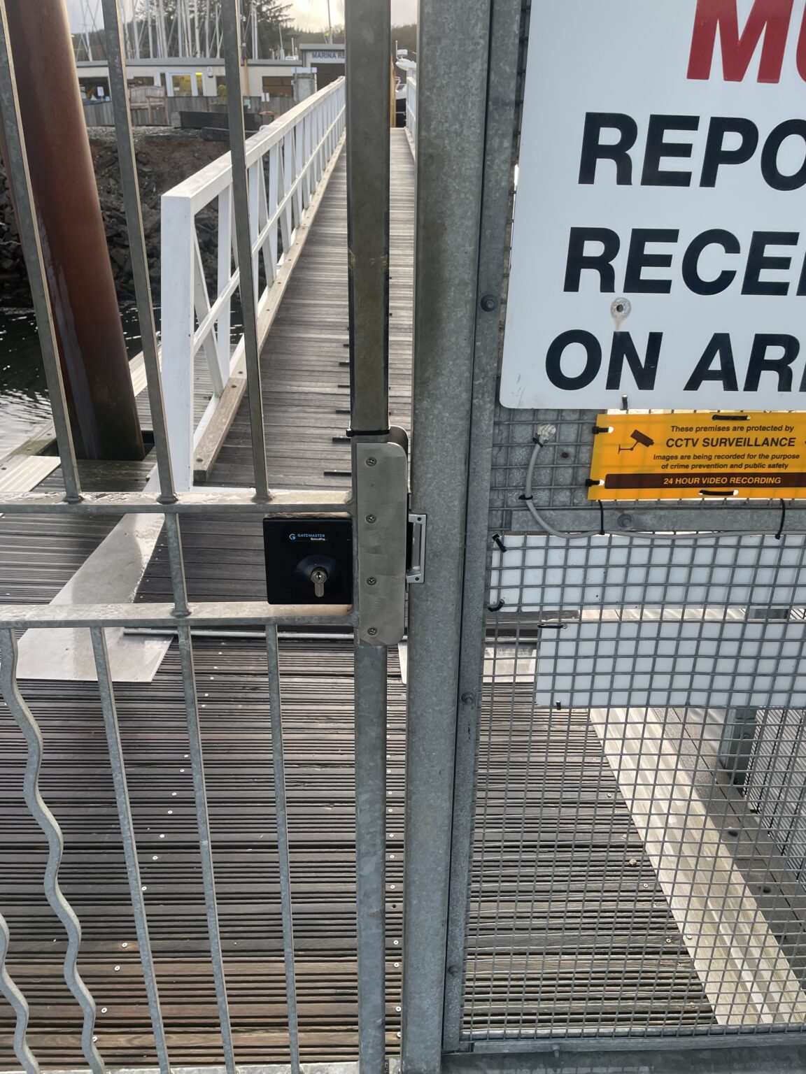 Case study: Digital lock for marina gates | Signet Locks